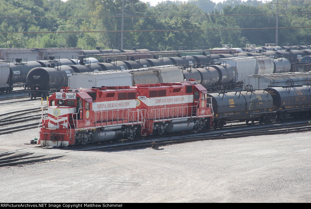 Terminal Railroad In Their Yard